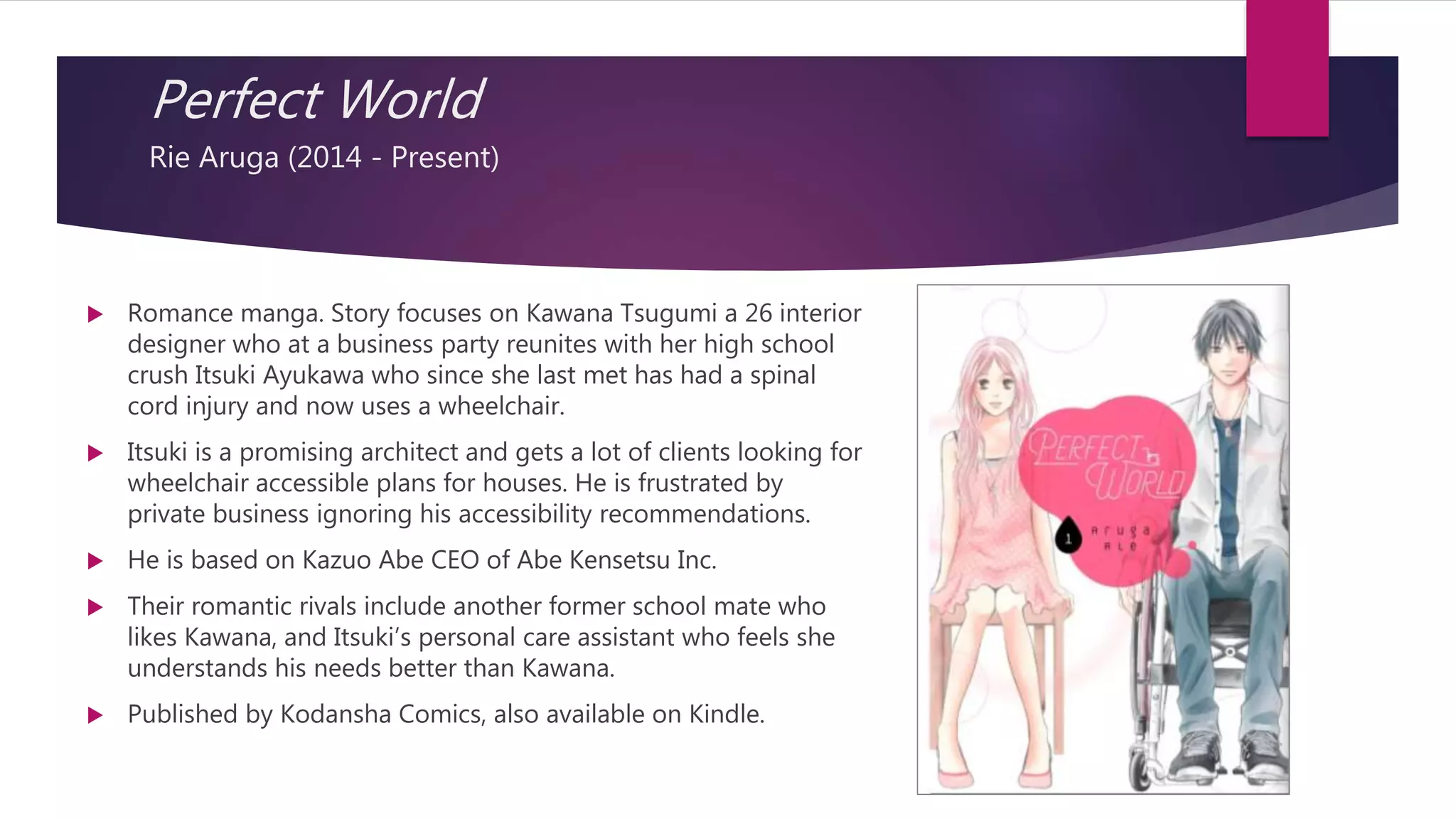 Disability Representation in Anime and Manga: AmeCon 2018 | PPTX