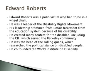Disability rights movement | PDF