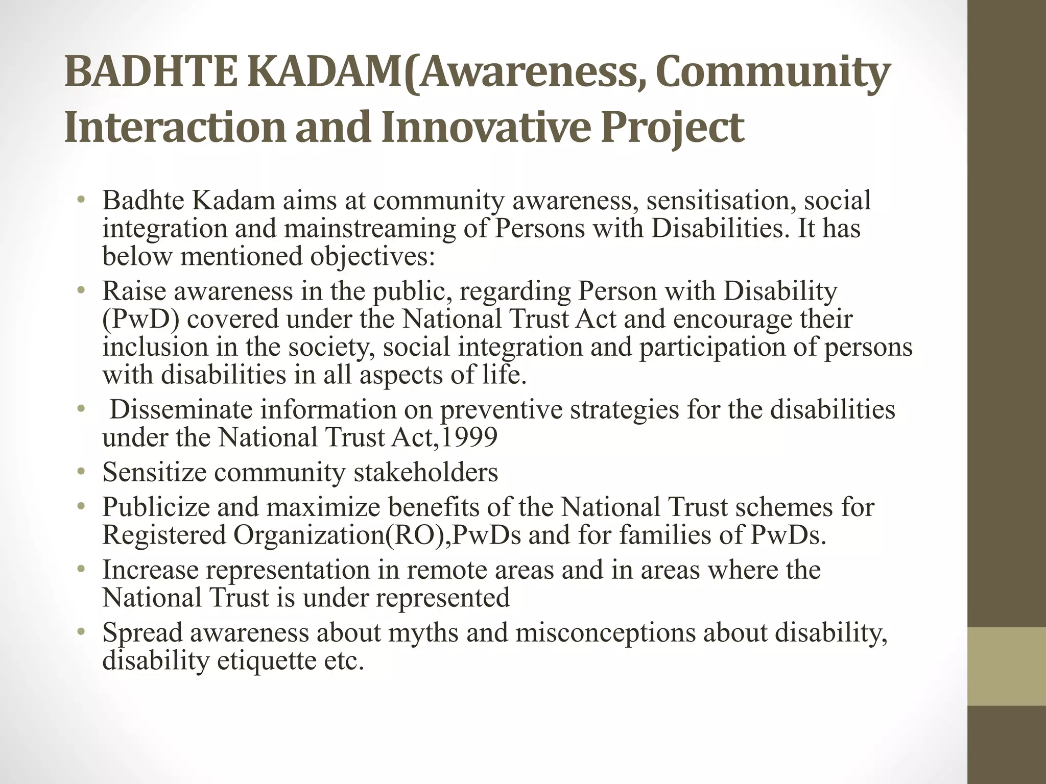 Disability Schemes | PPTX