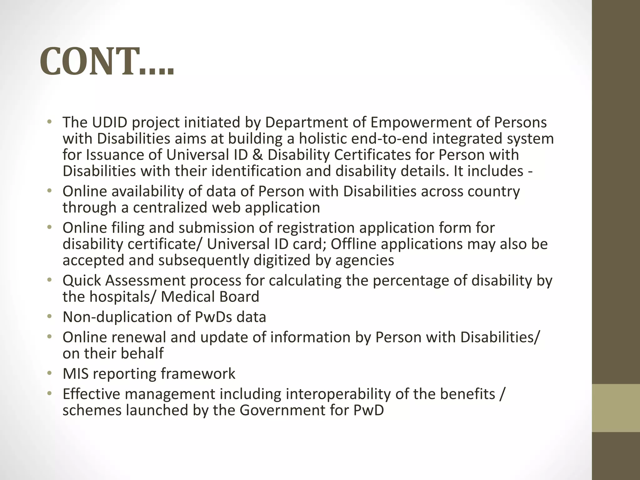 Disability Schemes | PPTX