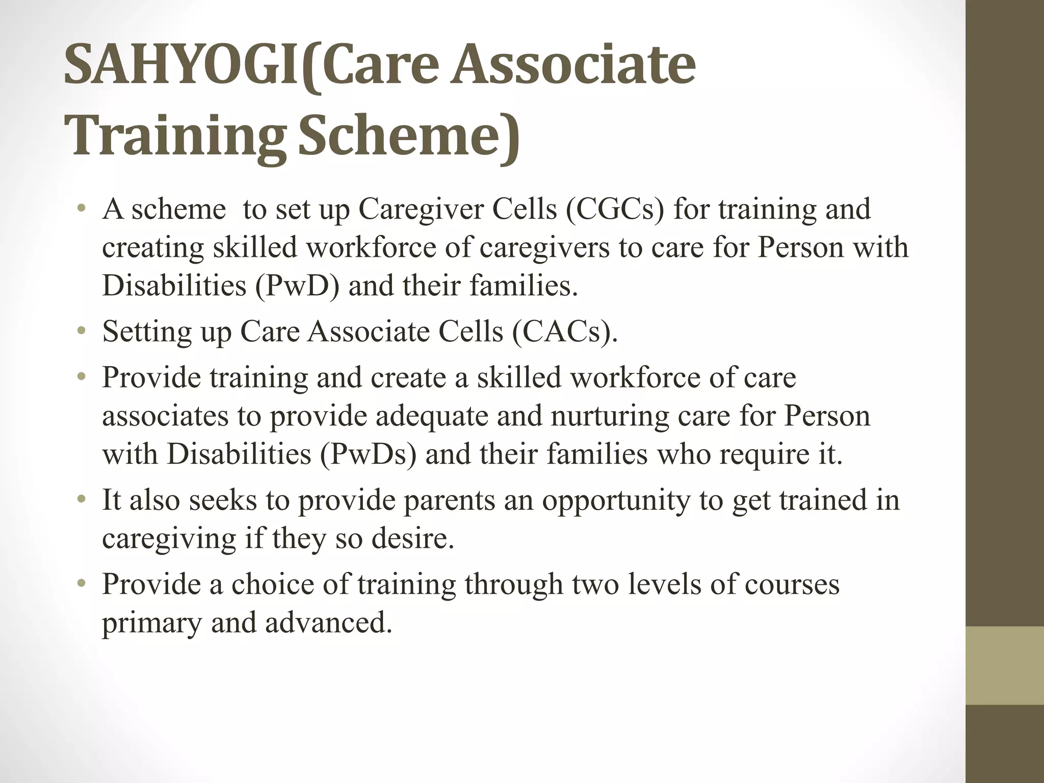 Disability Schemes | PPTX