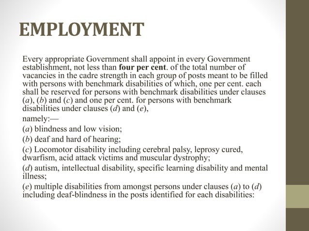 Disability Schemes | PPTX