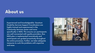 Disability service provider in Bella Vista | PPT