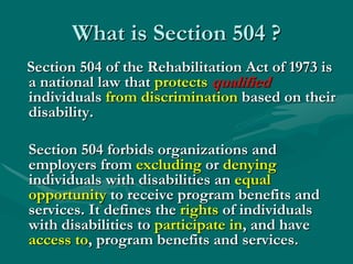 Disability Services | PPT | Special Education | Education