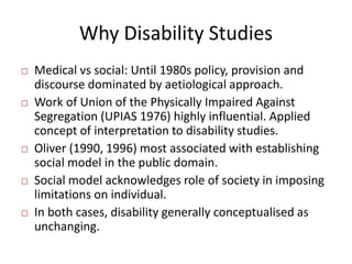 Disability studies today (Finnish Association on Intellectual and ...