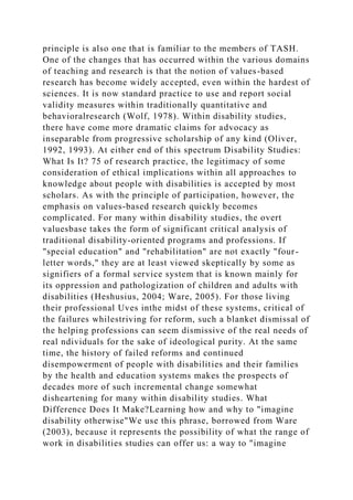 Disability Studies What Is It andWhat Difference Does It Make.docx