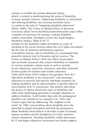 Disability Studies What Is It andWhat Difference Does It Make.docx