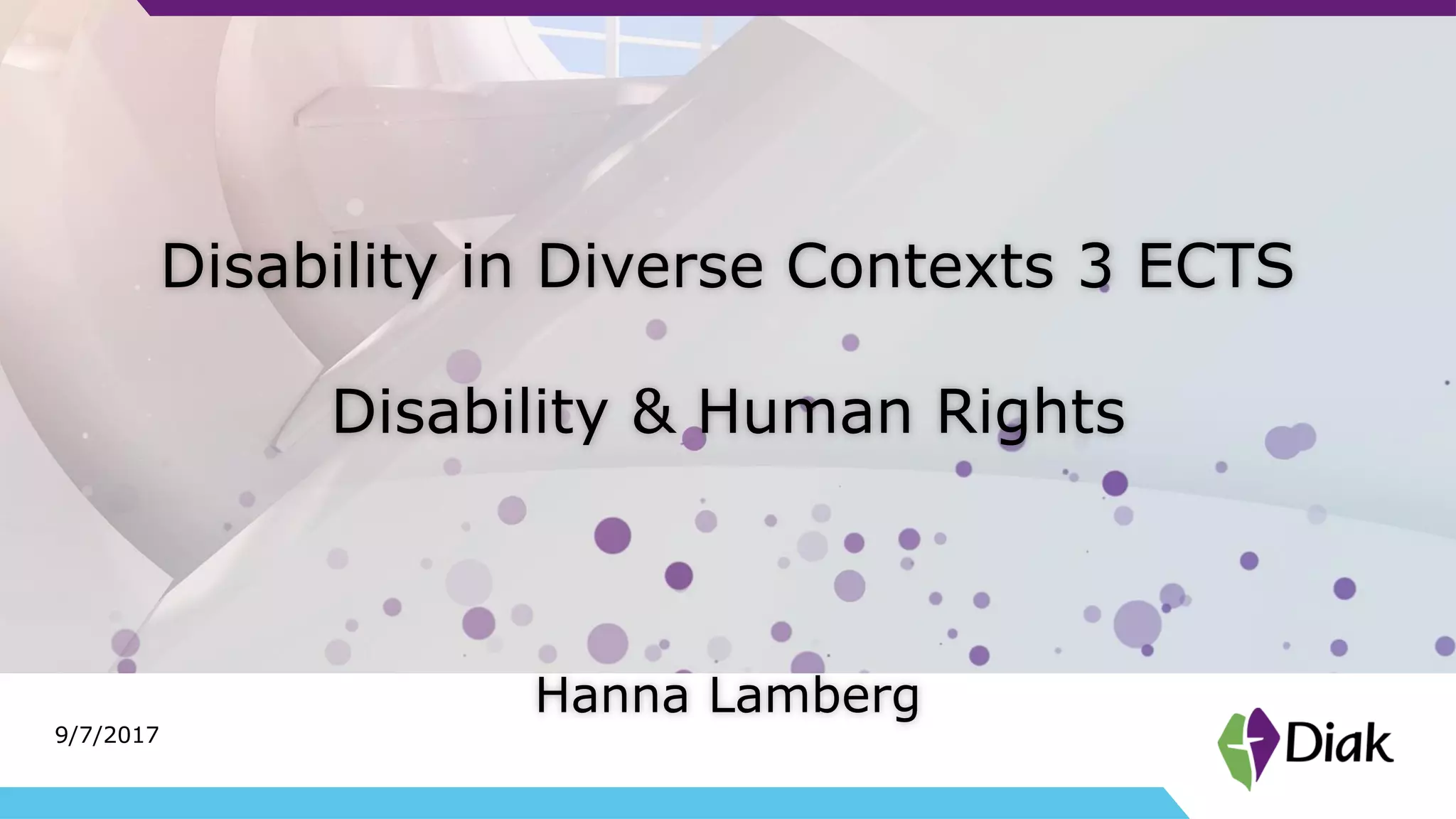 Disability theories and human rights | PDF
