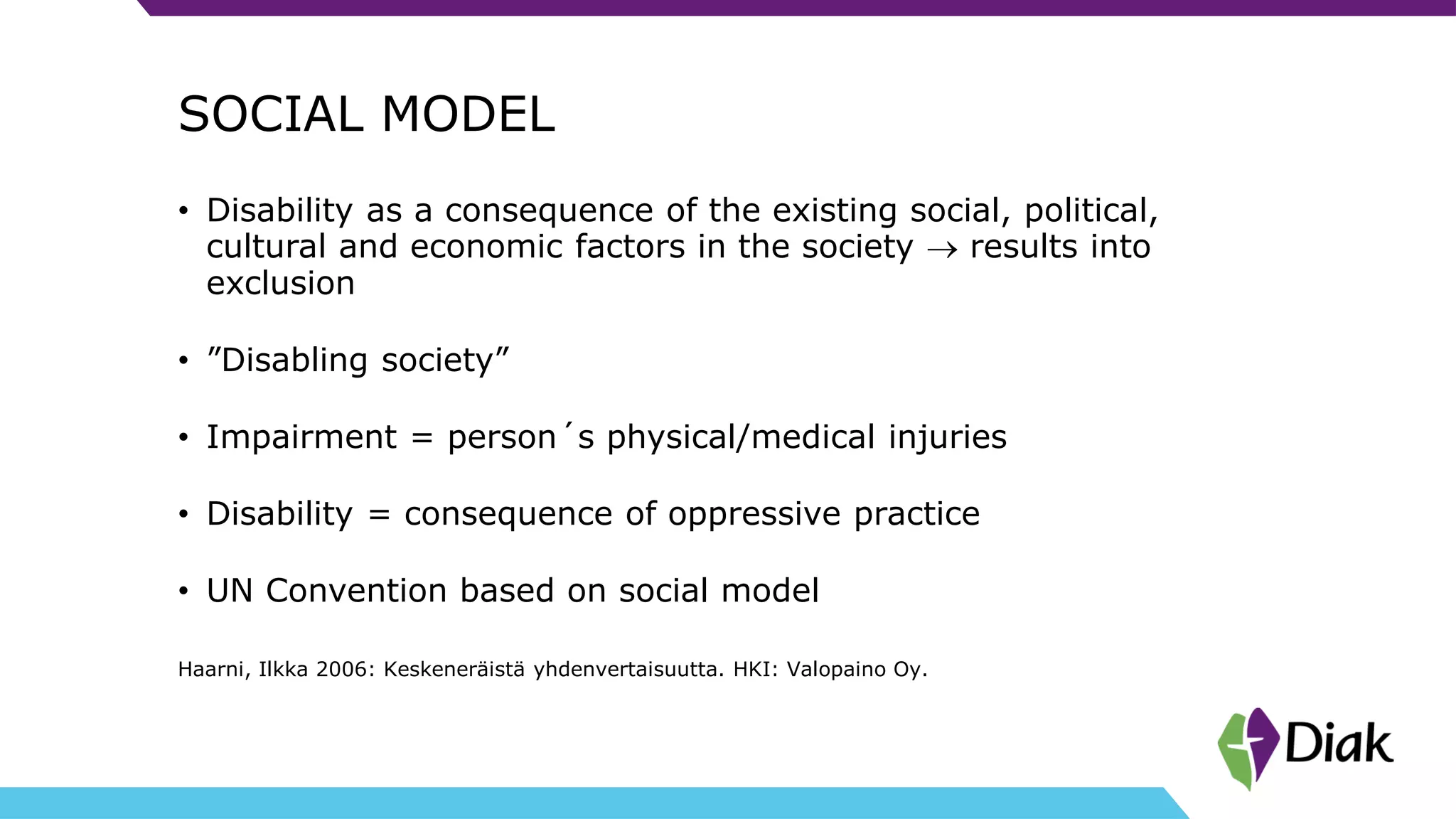 Disability theories and human rights | PDF
