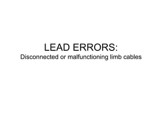 Disabled lead cables | PPT