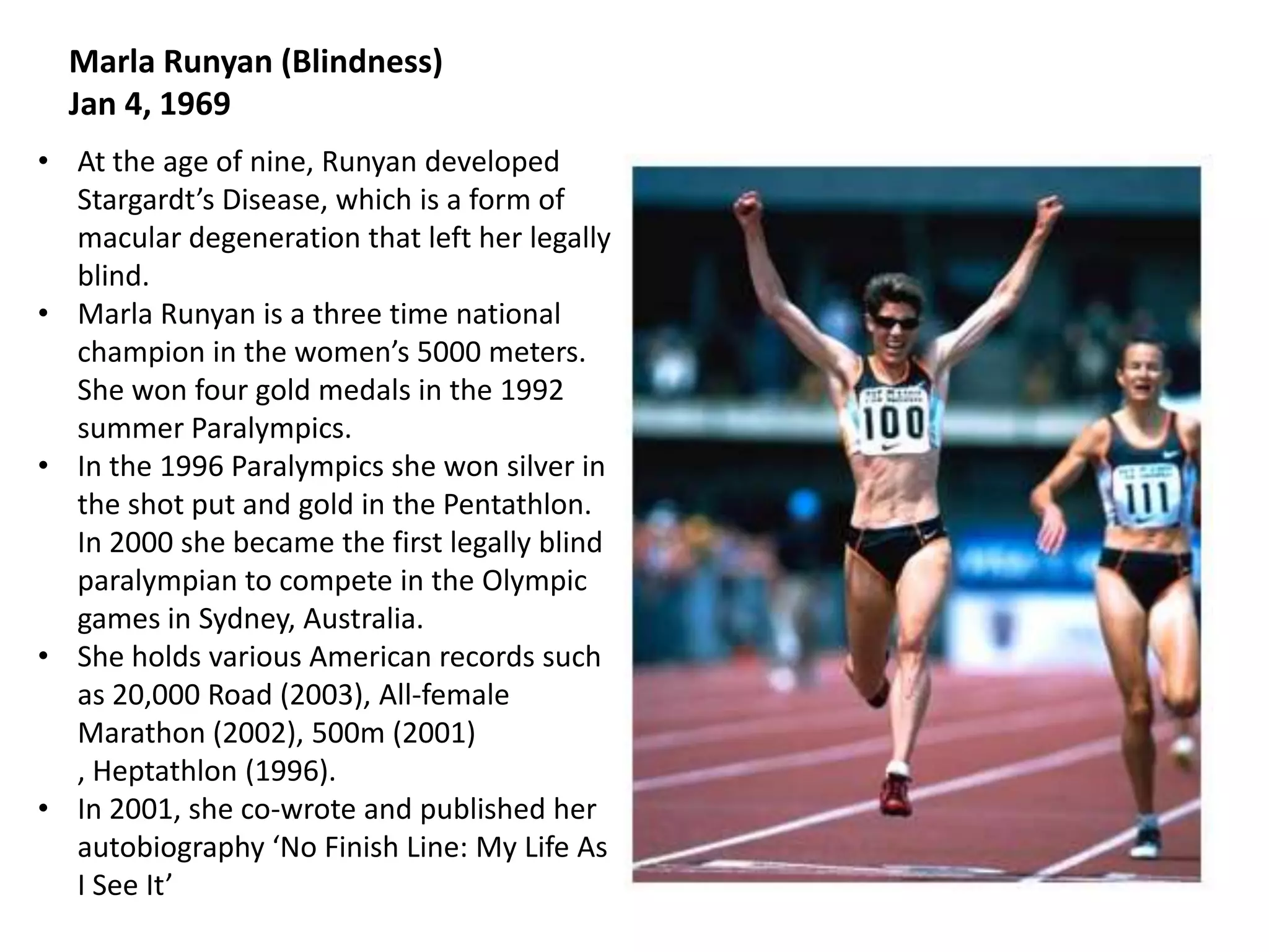Some Inspiration from Disabled achievers | PPTX