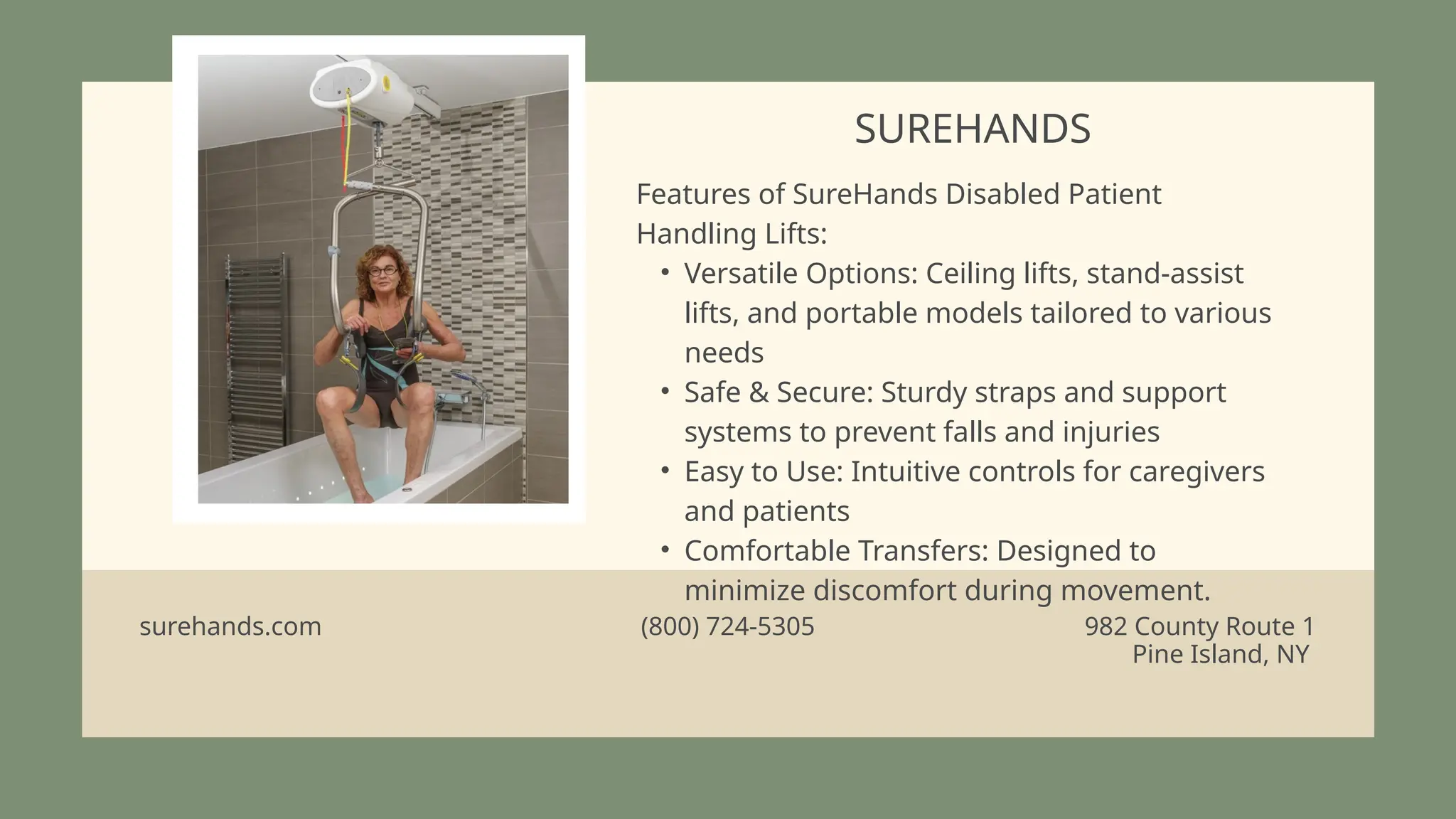 Disabled Patient Handling Lifts Surehands.pptx