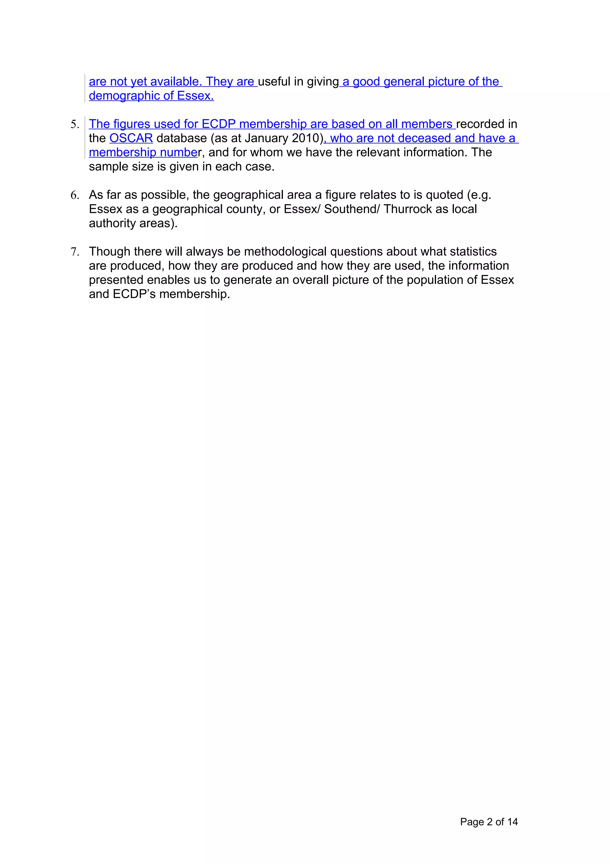 Disabled people in Essex: understanding the demographics | DOC