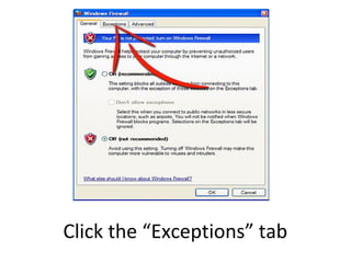 Disable your internet access | PPT