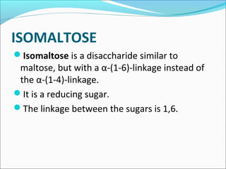 Disaccharides | PPT
