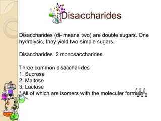 Disaccharides | PPT