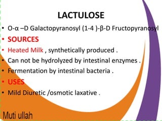 Disaccharides Invert sugar and other | PPTX