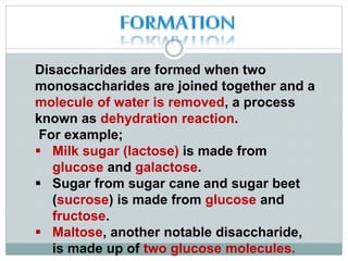 DISACCHARIDES | PPTX