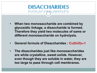 Disaccharide Definition