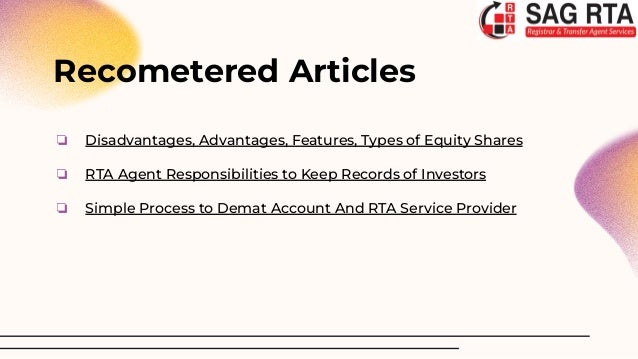 Summary of Equity Shares as Advantages, Disadvantages, and Its Features ...