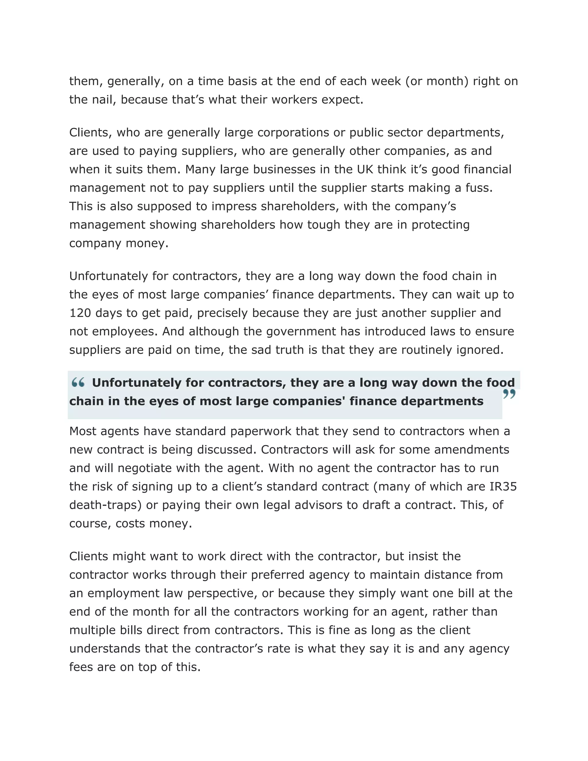 Disadvantages of being a temporary agency worker | DOCX