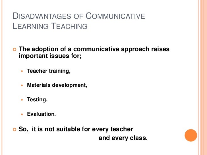 Communicative language teaching. is amethod that is based on behaviour ...