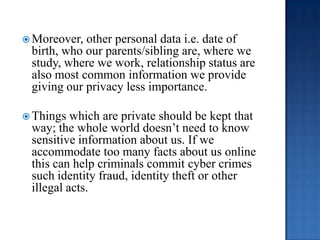 Disadvantages of Digital Identity | PPTX