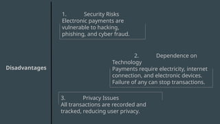 Disadvantages of Electronic Payment System.pptx