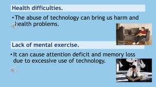 Disadvantages of technology.Desventajas.pptx