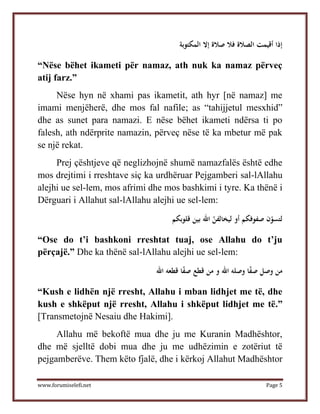 Disa gabime të namazfalësve | PDF