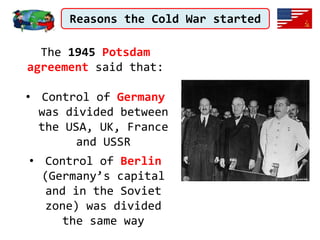 Causes of the Cold War - Disagreements over Germany | PPTX