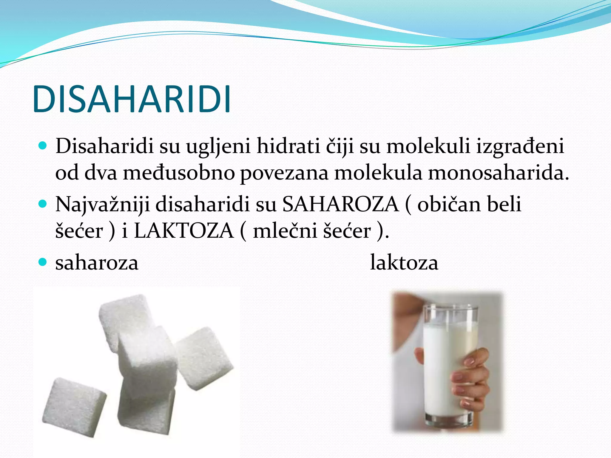 Disaharidi i polisaharidi | PPTX