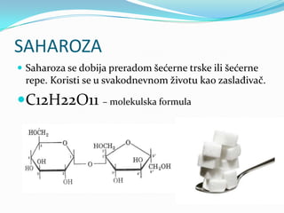 Disaharidi i polisaharidi | PPTX