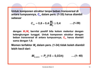 disain-kolom-langsing., perencanaan kolom struktur | PPT
