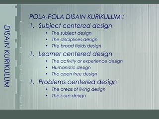 Disain kurikulum (10) | PPT