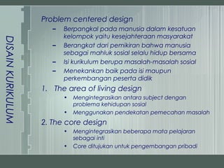 Disain kurikulum (10) | PPT