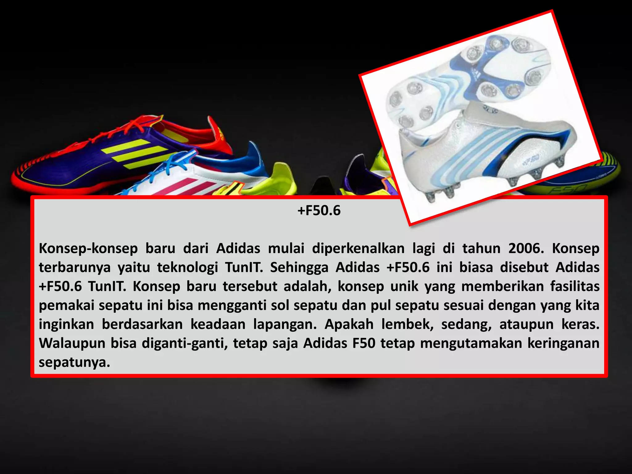Disain produk adidas F50 | PPTX