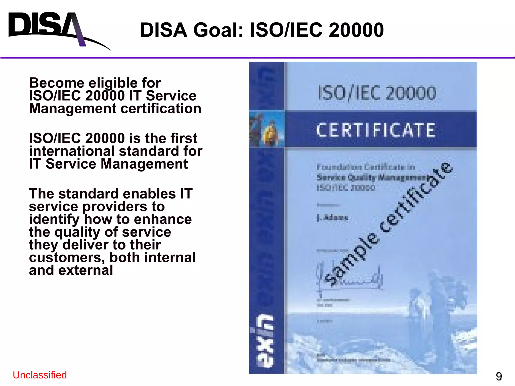 Disa Itsm V1.2 | PPT
