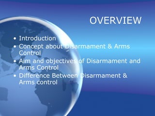 Disarmament & Arms Control | PPT