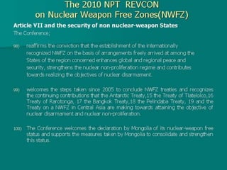 Disarmament non proliferation of nuclear weapons | PPT