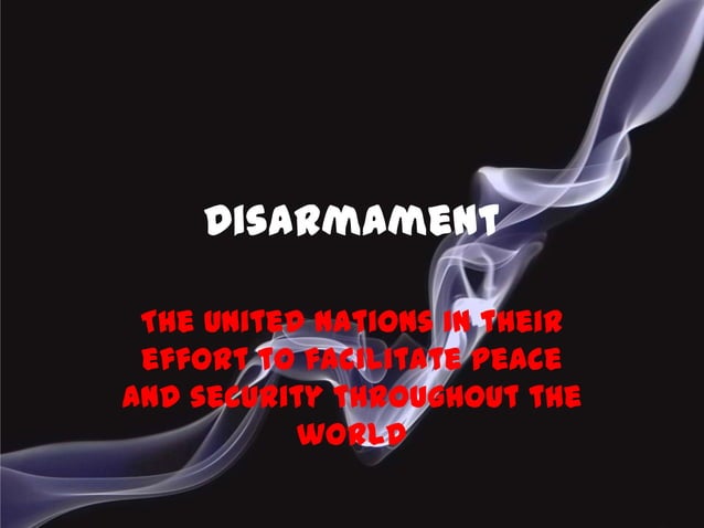 Disarmament & nuclear weapons | PPTX