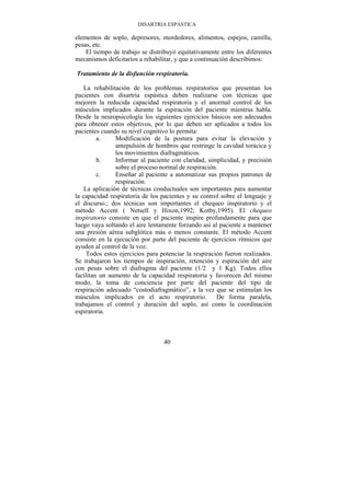 Disartria espatica | PDF