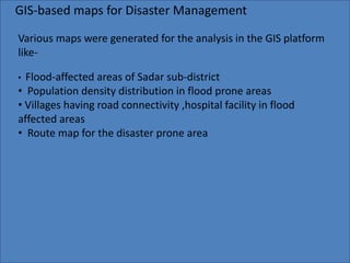 Disaster management using Remote sensing and GIS | PPTX | Geography | Science