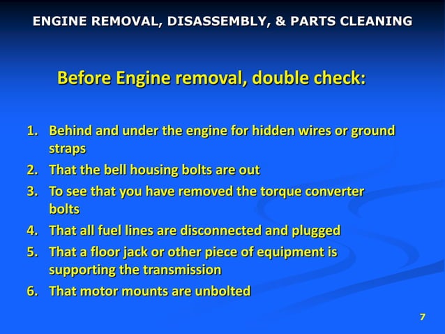 Disassemble Engine Parts and repair steps.pdf