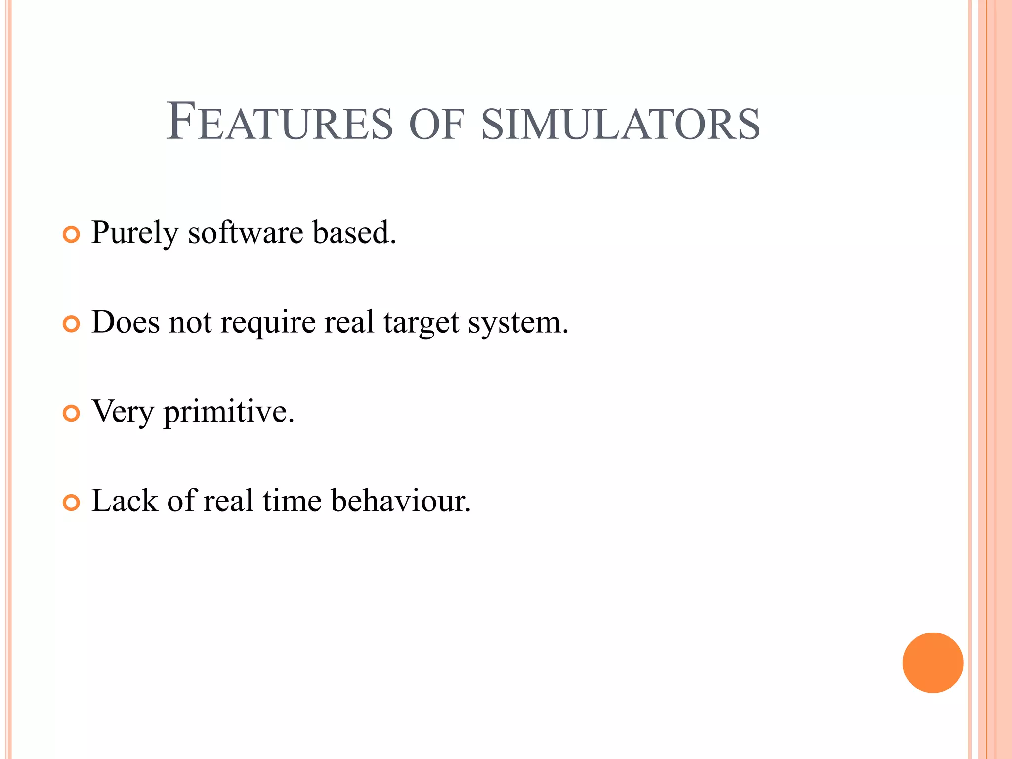Disassembler and simulators | PPT
