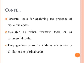 Disassembler and simulators | PPTX | Computing | Technology & Computing