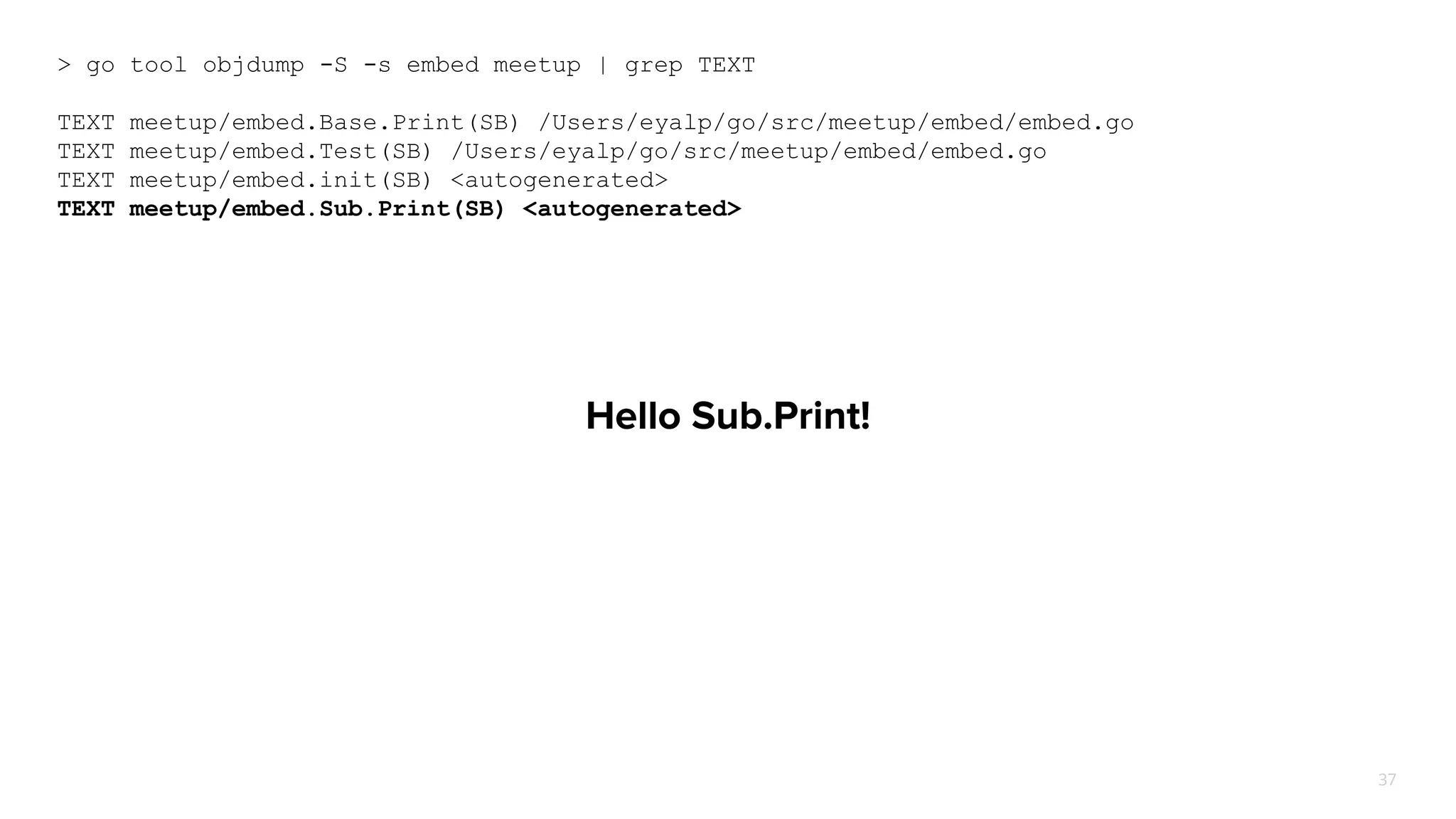 Disassembling Go | PPT
