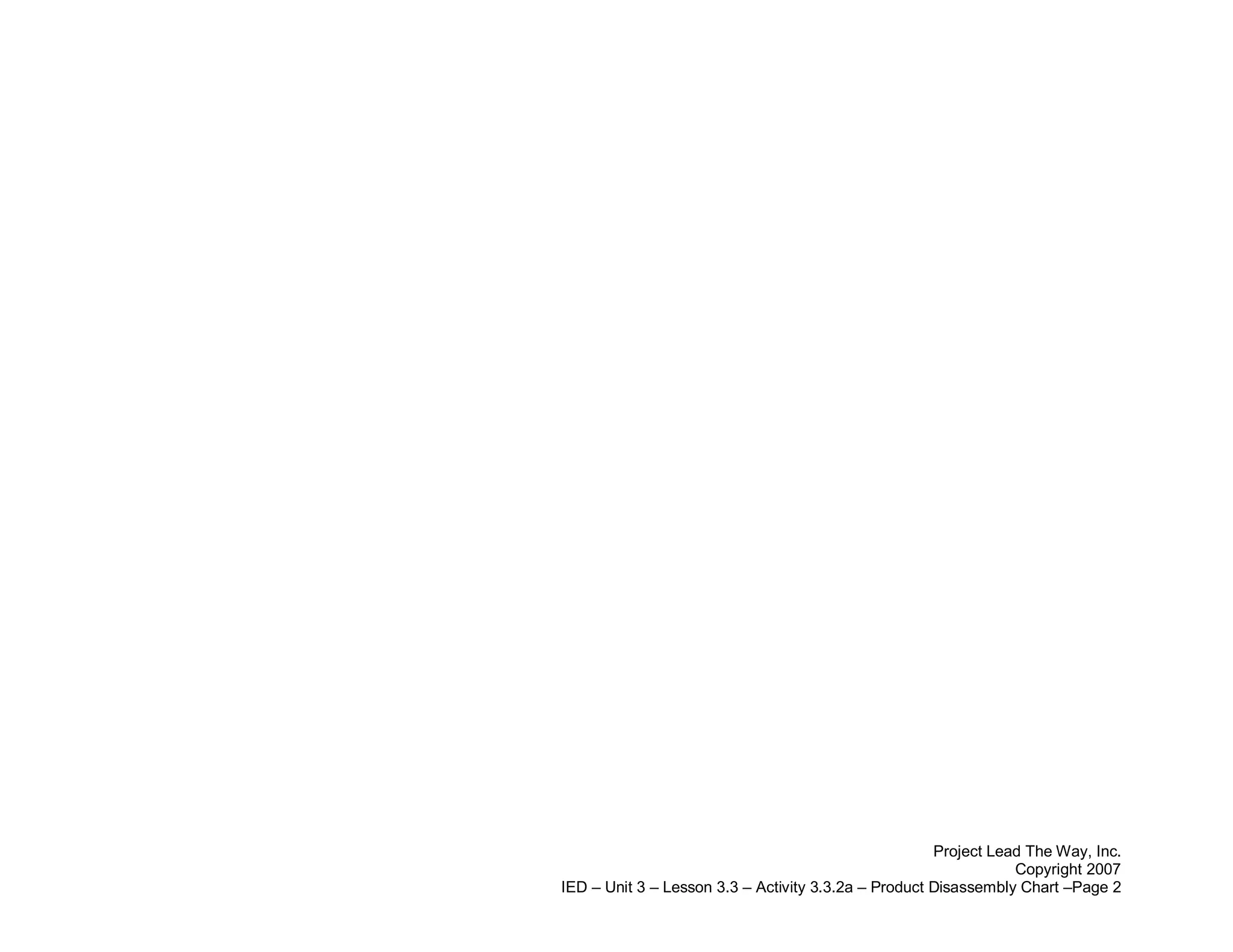 Disassembly chart | PDF