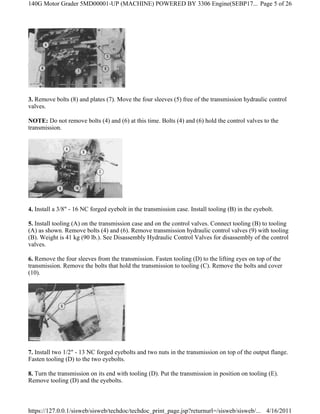 Disassembly n assembly transmission | PDF