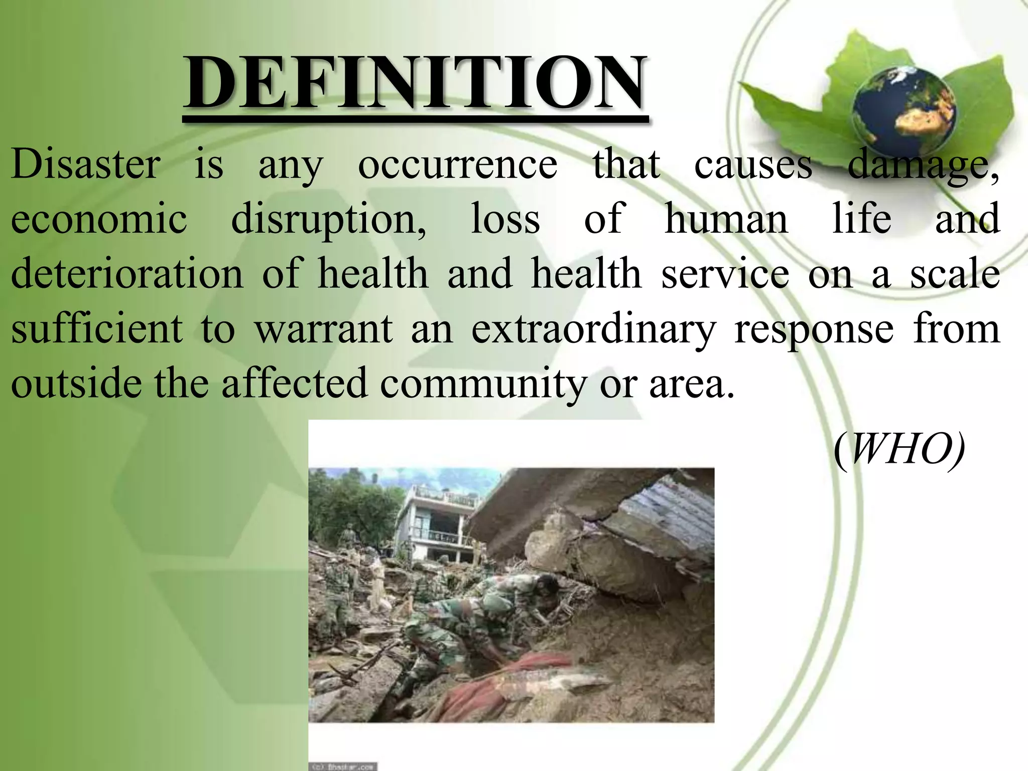 Disaster Managment | PPTX